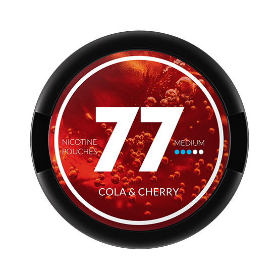 Köp 77 Nicotine Pouches Cola & Cherry till bra pris online
