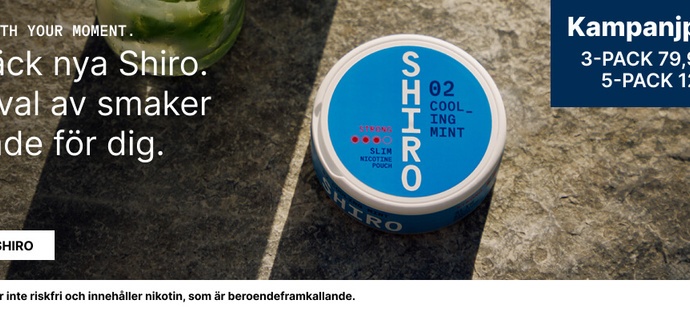 Köp Snus på nätet - Leverans 1-2 vardagar - Nettotobak